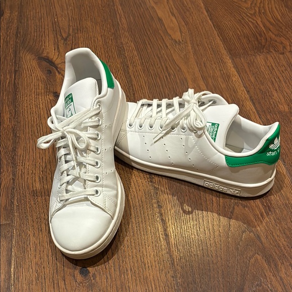 adidas | Shoes | Adidas Stan Smith White With Green Detail | Poshmark